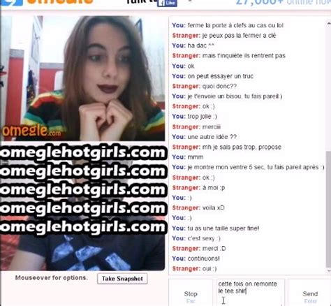 23 Omegle French Brunette Is Horny