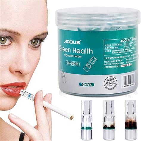 100pcs Anti Smoking Cessation Filter Efficient Disposable Cigarette Filter Cigarette Nozzle