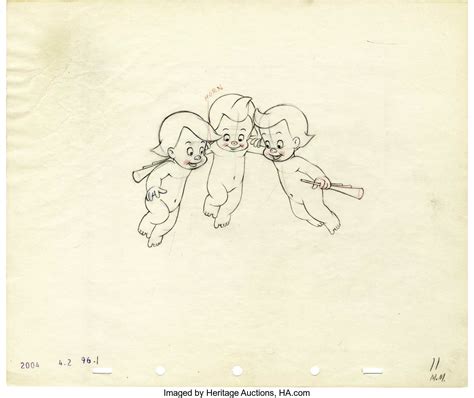 Fantasia Animation Production Drawing Original Art Disney Lot