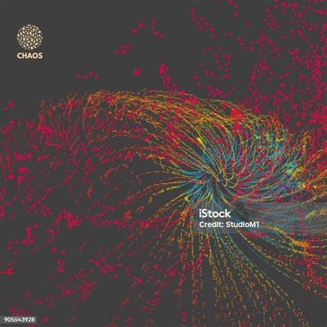 추상 과학 또는 기술 배경 동적 입자 배열입니다 벡터 일러스트입니다 0명에 대한 스톡 벡터 아트 및 기타 이미지 0명 3차원 형태 가리기 Istock