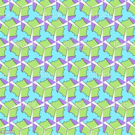 재미 있는 아이 만화 기하학적 장식 패턴 패턴 핑크와 파란색입니다 0명에 대한 스톡 벡터 아트 및 기타 이미지 0명 공휴일 귀여운 Istock