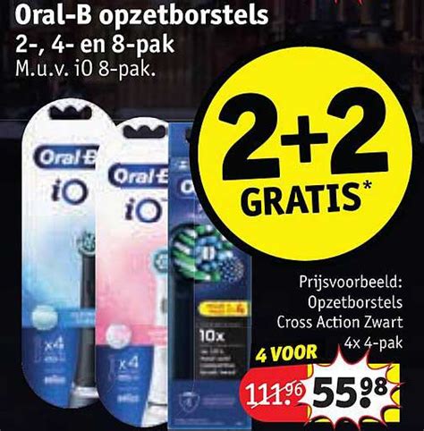 Oral B Opzetborstels Aanbieding Bij Kruidvat