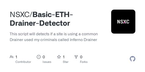 Github Nsxcbasic Eth Drainer Detector This Script Will Detects If A Site Is Using A Common