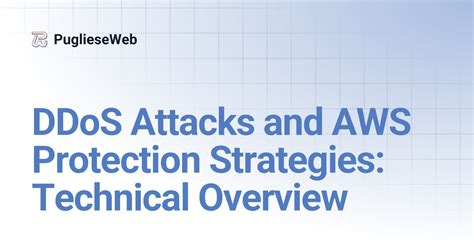 Ddos Attacks And Aws Protection Strategies Technical Overview