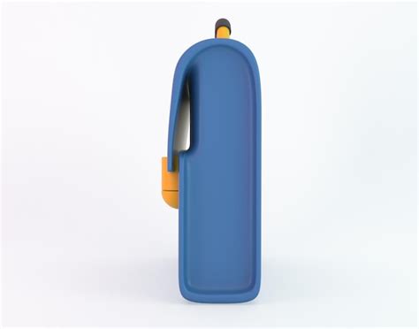 Premium Photo Briefcase Side View In White Background