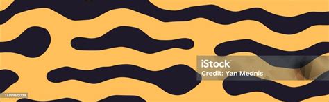 벡터 일러스트 레이 션입니다 웹 패브릭 및 메모장 커버를 위한 배경 세련 된 와일드 Zebra 프린트 만화 파도 배경의 평평한