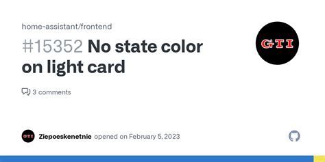 No State Color On Light Card Issue 15352 Home Assistant Frontend