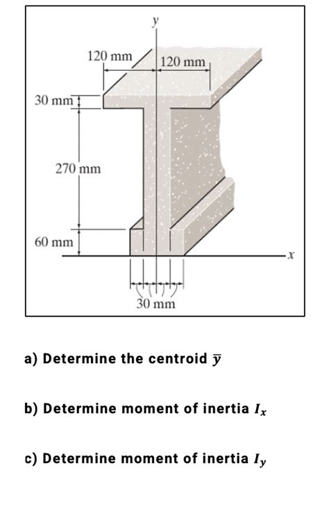 [solved] A Determine The Centroid Y B Determine Moment