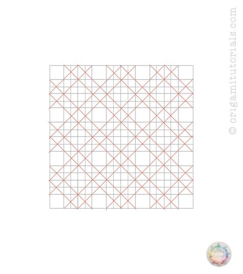 Origami Tessellations Pattern Origami Miniature High Density Hydrangea