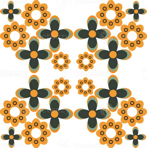 Ornate Floral Pattern Design 51444351 Png