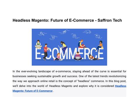 PPT Headless Magento Future Of E Commerce Saffron Tech PowerPoint