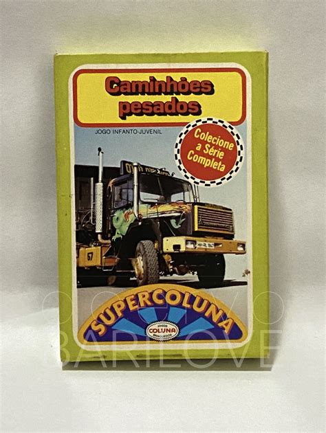 Super Trunfo Coluna Caminhões Pesados Código 1008 Acervo Barilove