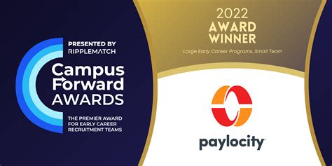 Paylocity Is A Campus Forward Award Winner 2022