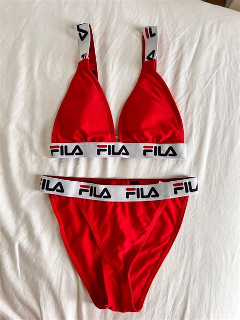 Fila Piece Bikini Women S Fashion Swimwear Bikinis Swimsuits On Carousell