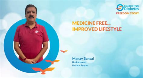 manav bansal a story of total transformation freedom from diabetes