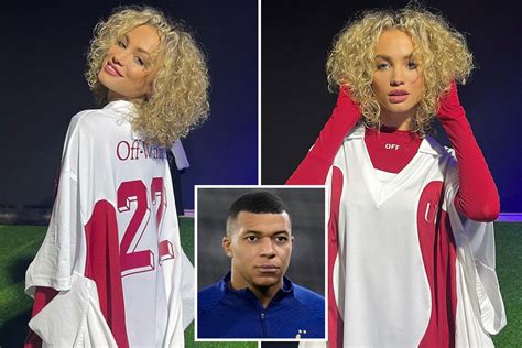 Kylian Mbappes Rumoured Girlfriend Rose Bertram Stuns At Fashion Show In Qatar Hours Before He