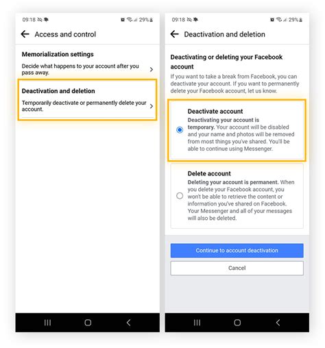 Cómo Desactivar O Eliminar La Cuenta De Facebook