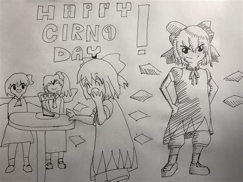 Happy Cirn⑨ Day R Touhou