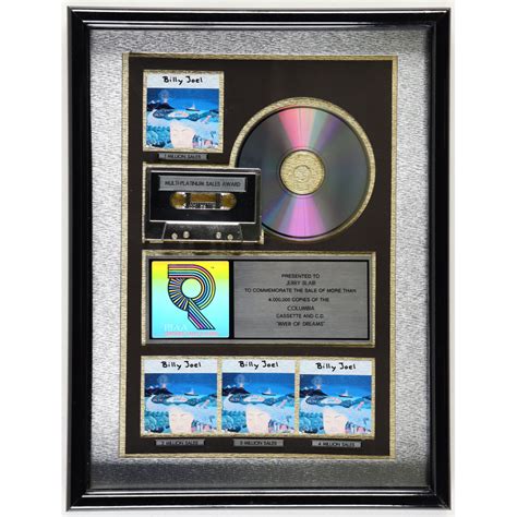 Billy Joel River Of Dreams Riaa 4x Platinum Album Award Custom Framed Display Pristine Auction