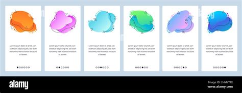 Website And Mobile App Onboarding Screens Menu Banner Vector Template For Web Site And