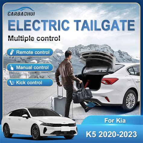 스마트 전자 자동 트렁크 리프트 자동차 전기 뒷문 리프트 게이트 드라이브 풋 킥 센서 기아 K5 2020 2023 뒷문 전원 키트 Aliexpress