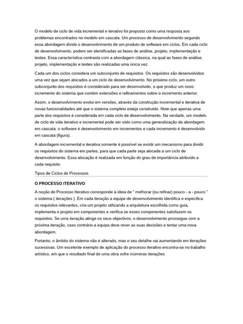 Desenvolvimento De Software Iterativo Pdf Informática