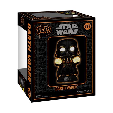 Star Wars Darth Vader Halloween Light Up Super Funko Pop Vinyl Figure