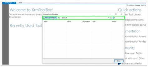 connecting xrmtoolbox with dynamics 365 crm appseconnect