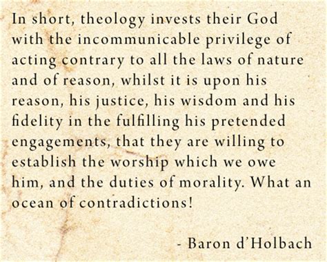 Baron Dholbach Quotes Quotesgram