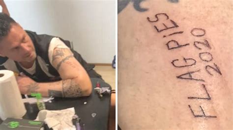 Collingwood Fans Awkward Tattoo Fail After Premiership Win Herald Sun