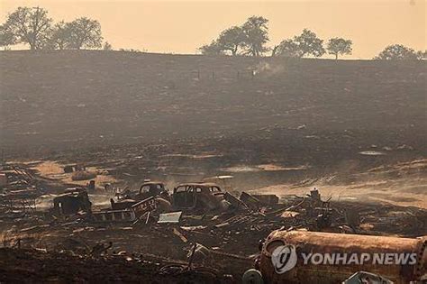 美캘리포니아 폭염속 산불 확산연초 이어 또 화마 공포