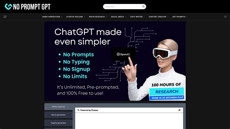 No Prompt Gpt Online Experience No Prompt Gpt Official Website Link