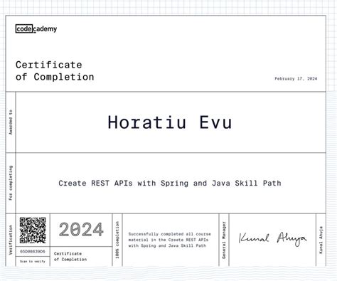 Springboot Java Codingjourney Horatiu Evu