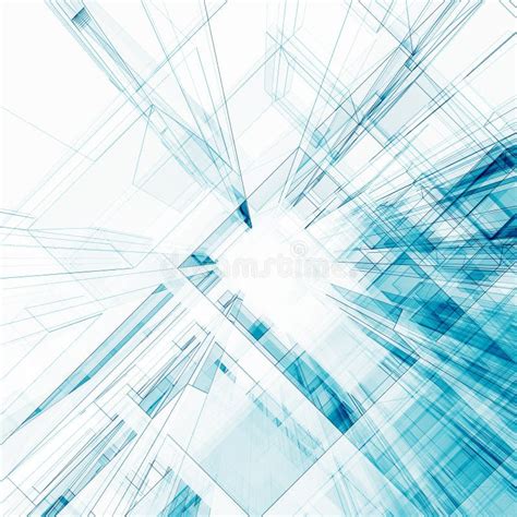 Abstract Architecture 3d Rendering Stock Illustration Illustration Of Construction Design