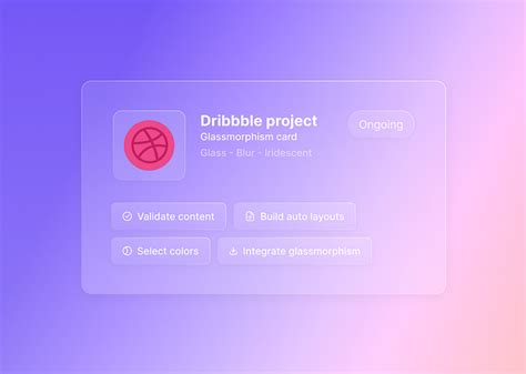 Project Management Tool Illustration Glassmorphism By Diane Bunod On