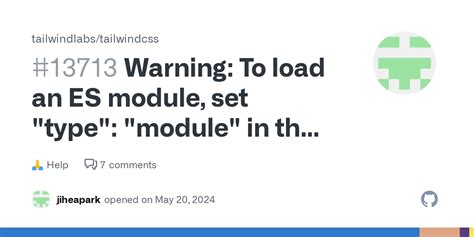 Warning To Load An Es Module Set Type Module In The Packagejson Or Use The Mjs