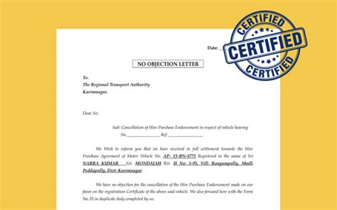 What Is NOC Meaning Full Form Apply NOC Validity