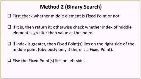 Find A Fixed Point In A Given Array Geeksforgeeks Youtube