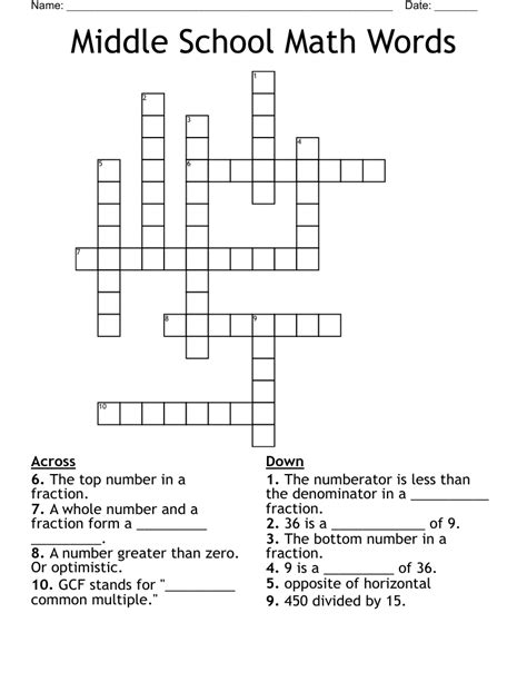 Math Word Crossword Puzzles Cryptic Crossword Wikipedia