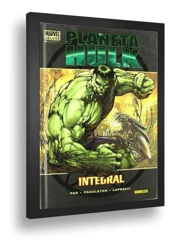 Quadro Emoldurado Poste Planeta Hulk Buce Benner Vidro A3 Mercadolivre