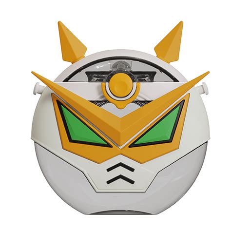 Coco Robot Straw Round Bottle White