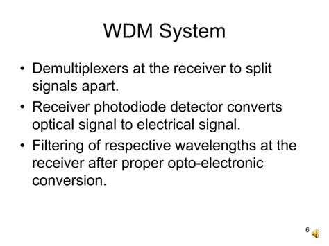 Wdm Benefits And Performance Parameters Ppt Computer Networking Computing