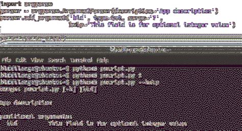 Python Command Line Parsing Tutorial Linuxteaching