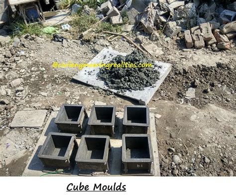 Cube Test Compressive Strength Test Of Concrete