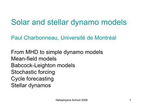 Lectures 4 6 Dynamo Models Of The Solar Cycle The Solar Cycle Basic Docslib Lectures 4 6 Dynamo Models Of The Solar Cycle The Solar Cycle Basic Docslib