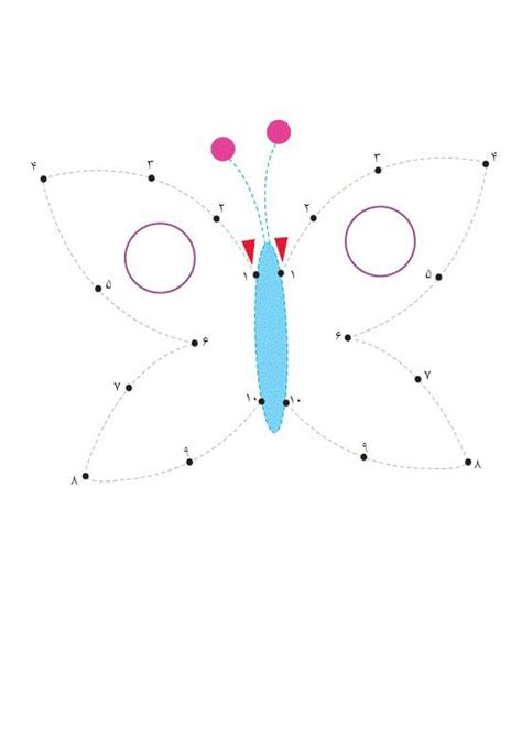 نقاشی با اعداد فارسی آموزش نقاشی با عدد یک 1 کودکانه و ساده