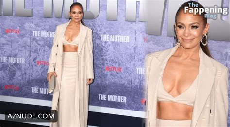 Jennifer Lopez Flaunts Her Sexy Boobs At U201cthe Motheru201d Premiere In La Aznude