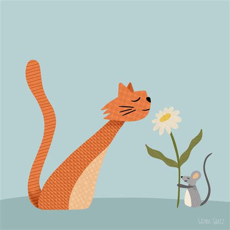 Cat And Mouse Friends Cartoon
