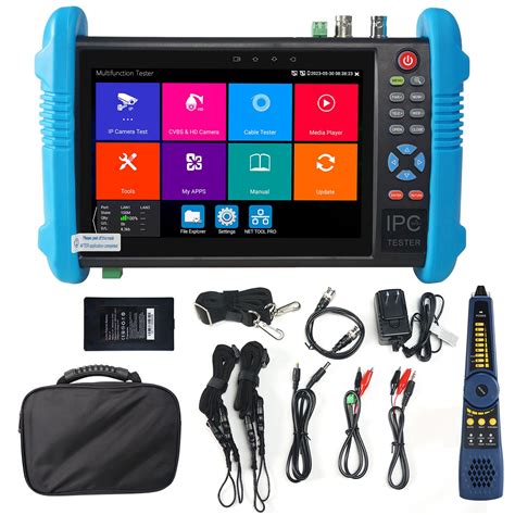 Upgraded 8k Ip Camera Tester Wanlutech Cctv Tester 7 Inch Touchscreen 8mp Tvi Cvi