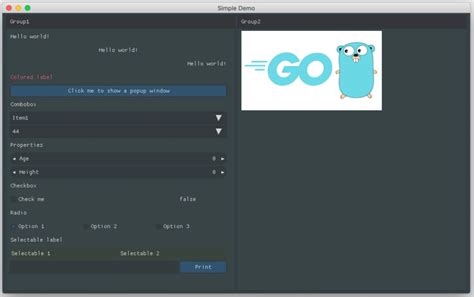 The Ultimate List Of Golang GUI Graphics Image Related Libraries